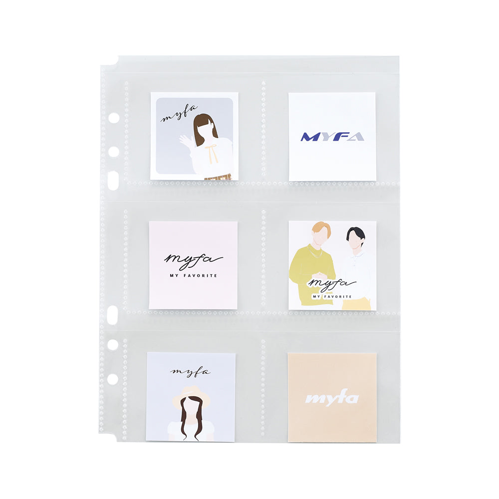 myfa コレクションポケット 6ポケット A5